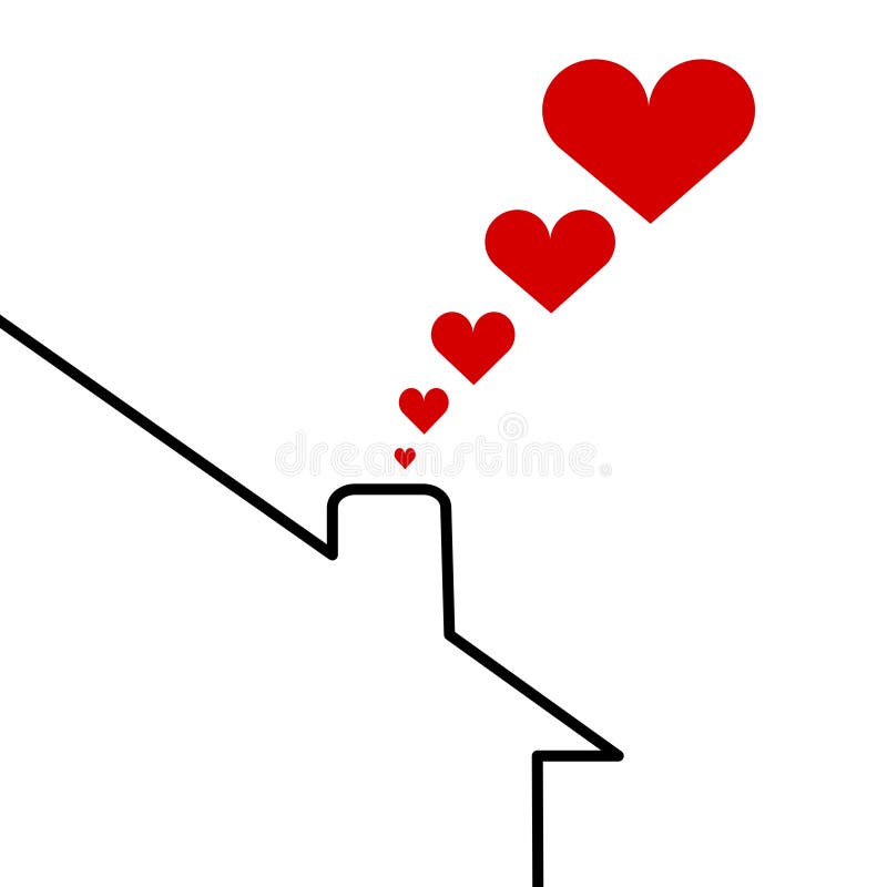 Home sweet home stock illustration. Illustration of love - 7145653