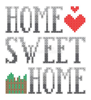 Home Sweet Home Words Stock Illustrations – 761 Home Sweet Home Words ...
