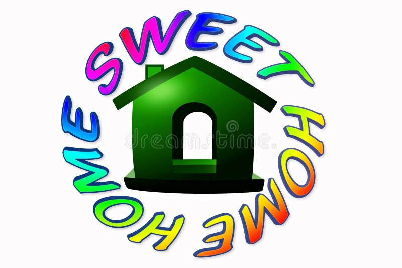 Home for Rent Sign Board with Post and Home Icon Design Stock ...