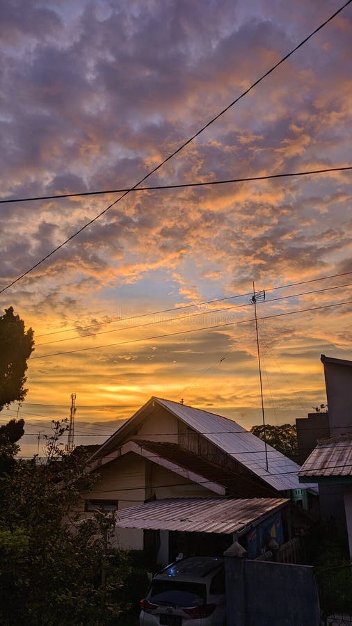 Home Sweet Sunset Love Unedit Stock Photo - Image of love, sweet: 264506742