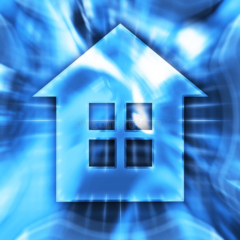 Home Symbol. Flat Isometric Icon or Logo Stock Vector - Illustration of ...