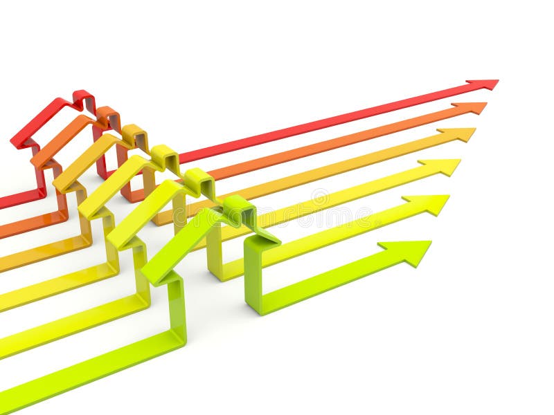 Home symbol with arrows stock illustration. Illustration of home - 17752108