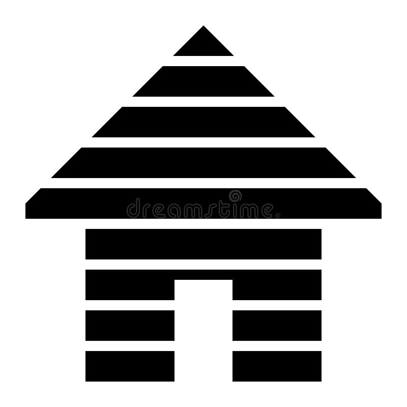 Home Symbol Icon - Black Gradient Outline, Isolated - Vector Stock ...