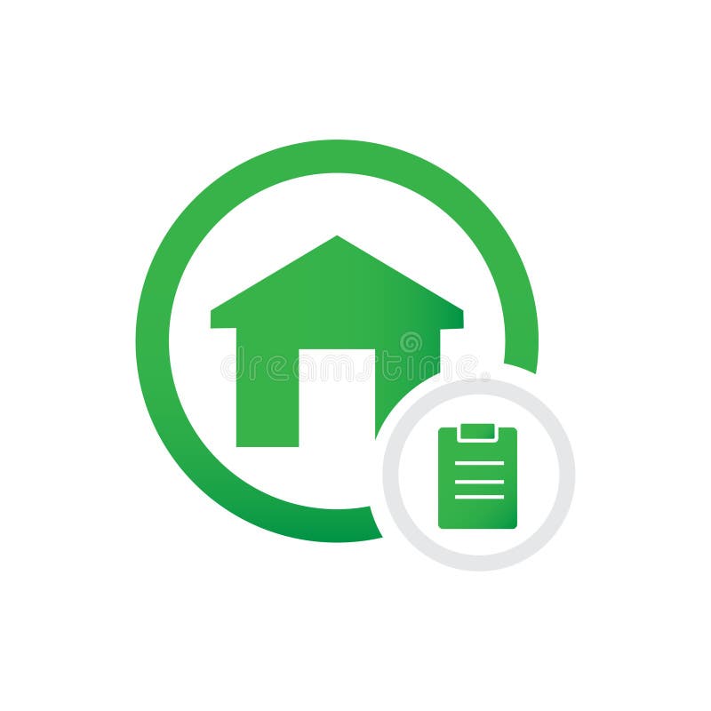 Gear and home logo concept stock vector. Illustration of machine - 83742972