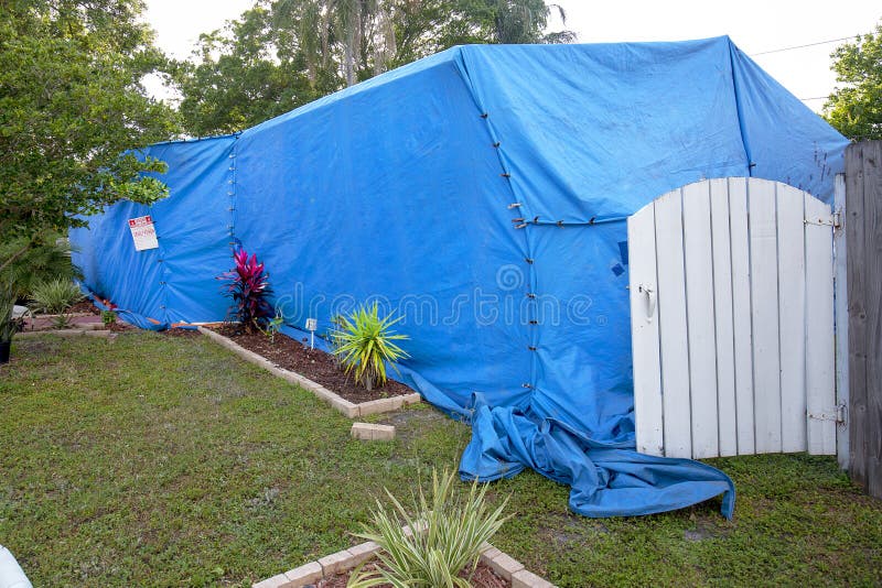 Home Tenting / Structural Fumigation Stock Image - Image of deadly ...