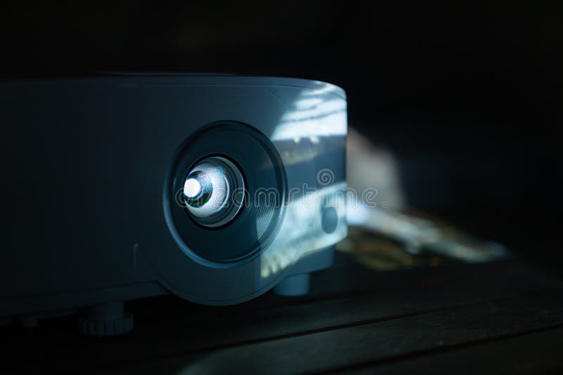 Home theater projector stock photo. Image of broadcasting - 269131648