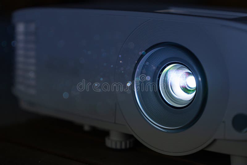 Home theater projector stock photo. Image of projection - 269131806
