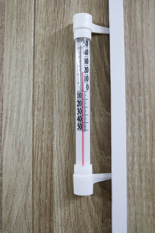 The Home Thermometer Shows the Average Air Temperature Stock Photo - Image of global, instrument ...