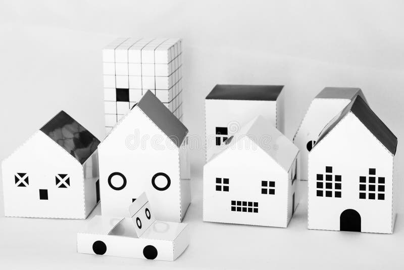 Home town paper stock illustration. Illustration of small - 59600406