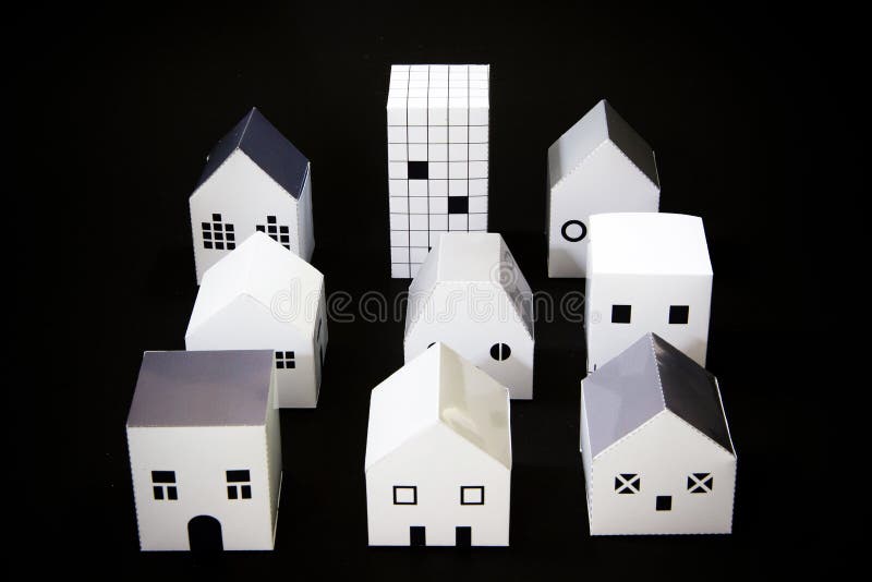 Home town paper stock image. Image of residential, pattern - 59601149
