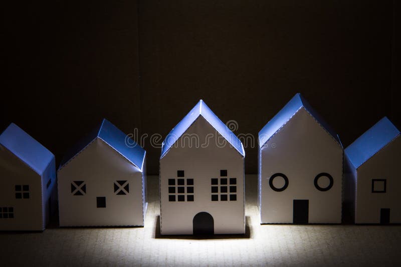 Home town paper stock illustration. Illustration of residential - 59601224