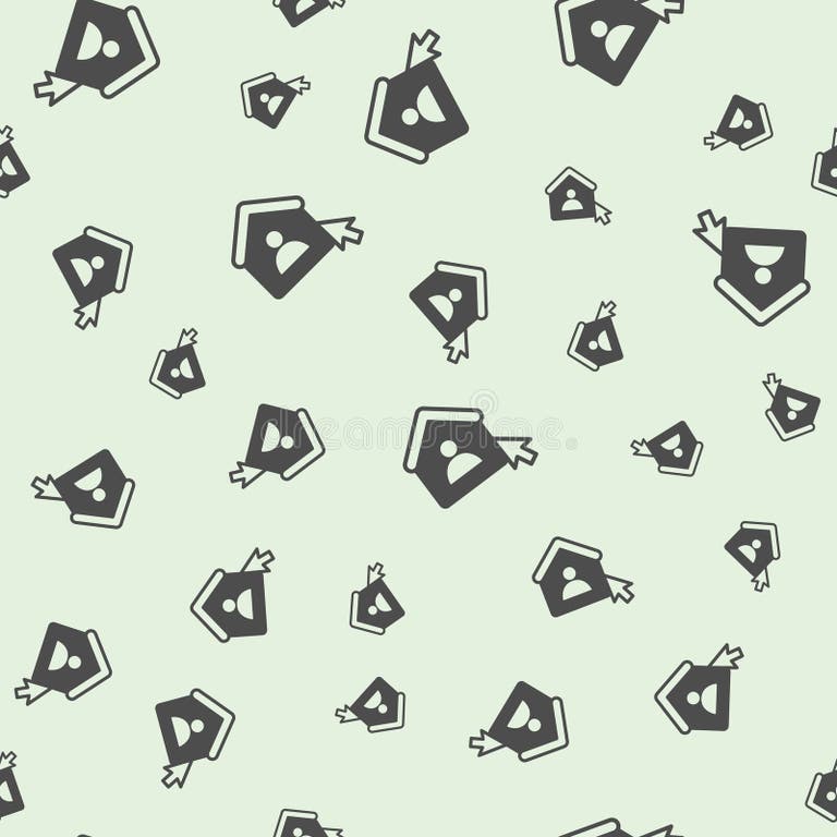 Home User and Mouse Cursor Solid Seamless Pattern, Remote Work Theme ...