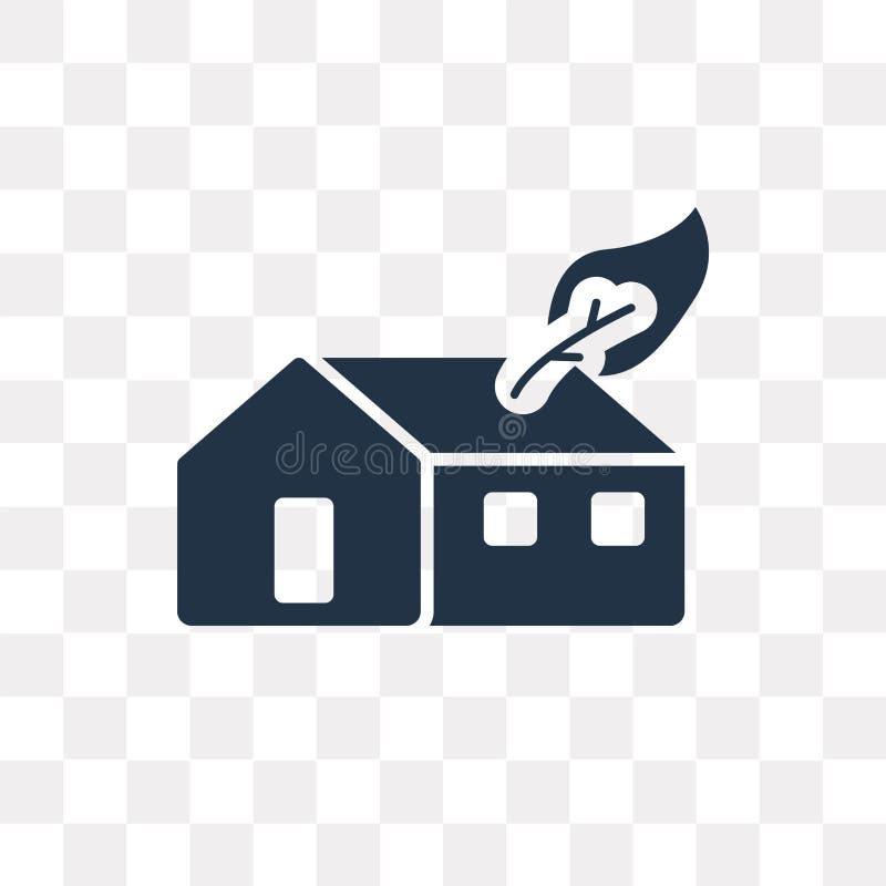 Home Vector Icon Isolated on Transparent Background, Home Trans Stock ...