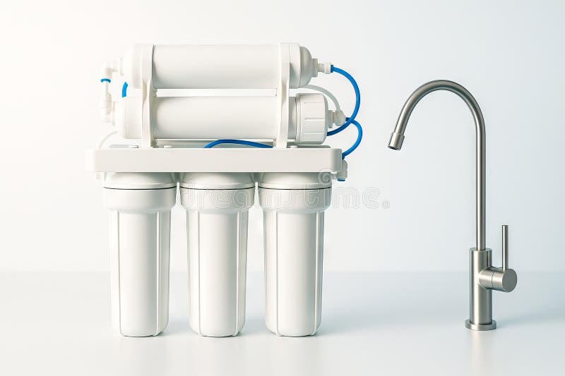Modern Sustainable Water Purification System Clean Healthy Drinking ...