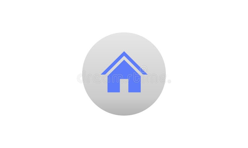 Home Web Icons. House Symbol Button, Simple Vector Illustration Stock ...