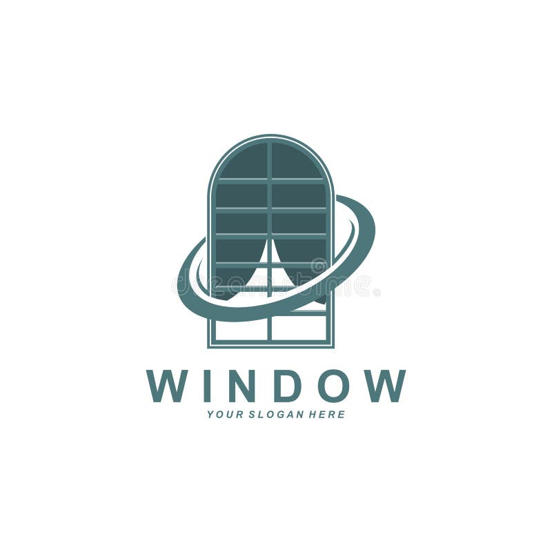 Home Window Logo, Home Interior Icon Design Stock Vector - Illustration ...