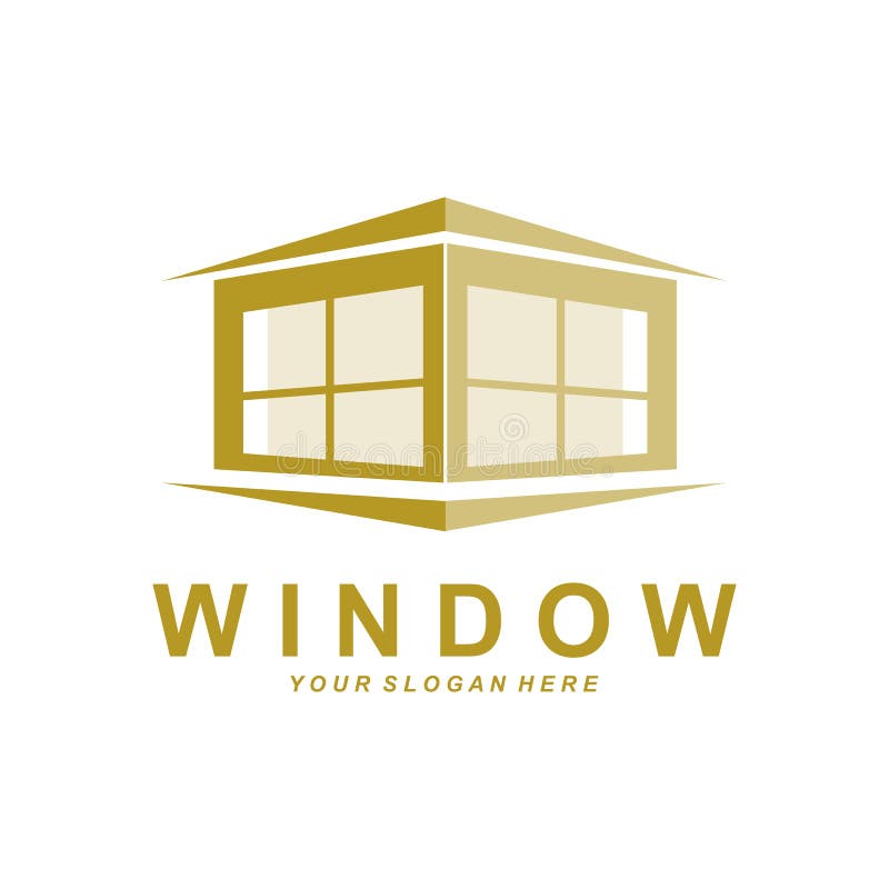 Home Window Logo, Home Interior Icon Design Stock Vector - Illustration ...