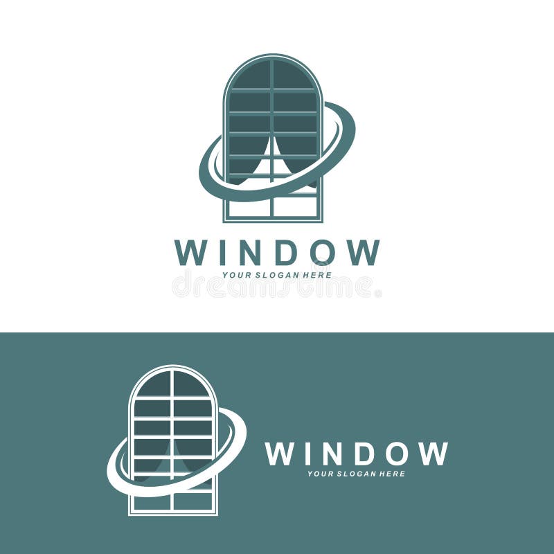 Home Window Logo, Home Interior Icon Design Stock Vector - Illustration ...