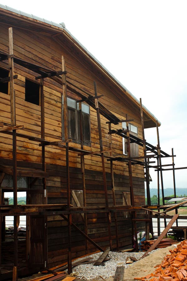 Home wood build stock photo. Image of structure, planking - 26731288