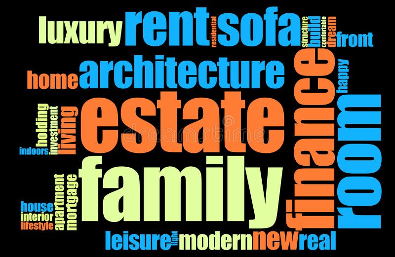 Home word cloud stock illustration. Illustration of apartment - 20056349
