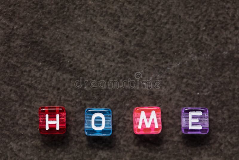 HOME word concept stock photo. Image of letterpress, view - 67031440