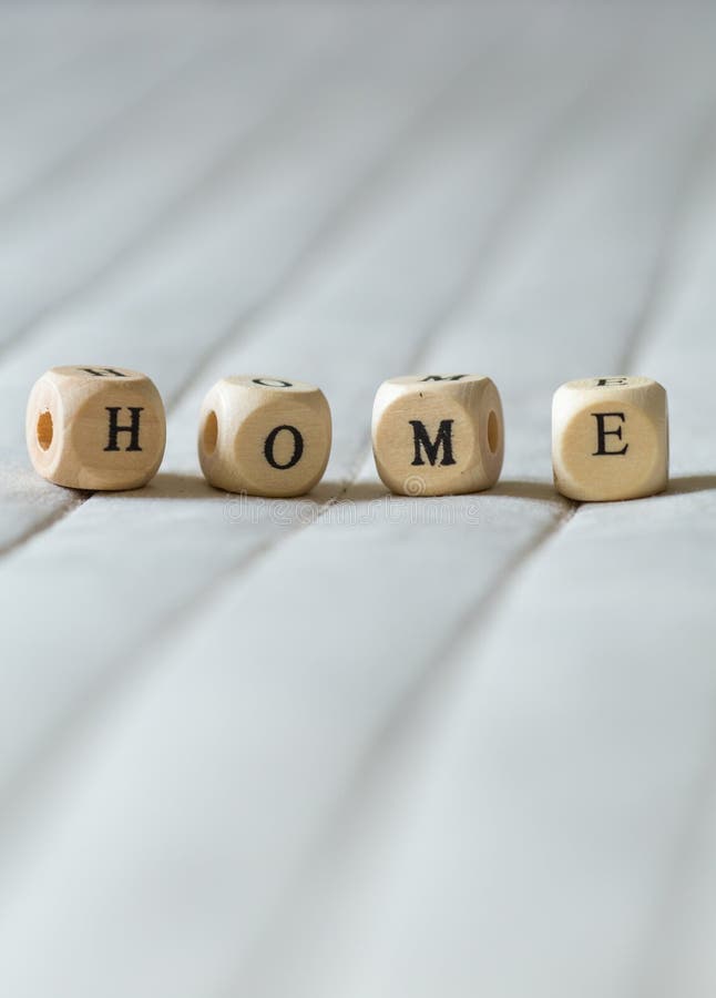 Home stock image. Image of wood, home, letters, inside - 57784331