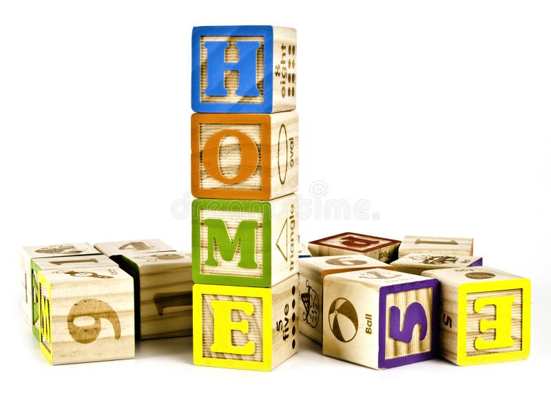 Home blocks stock photo. Image of english, prep, play, home - 622540