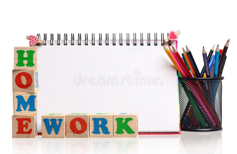 Home work stock image. Image of blank, billboard, childhood - 44063107