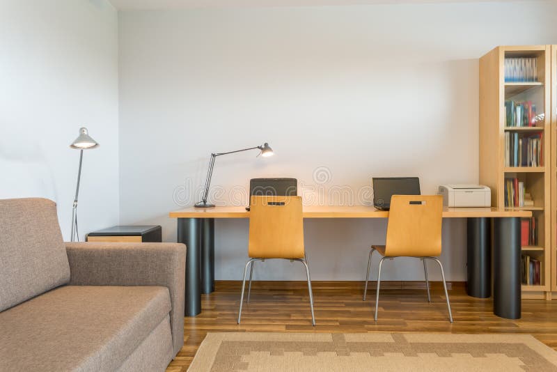 Functional Workspace for Inventive Worker Stock Photo - Image of board ...