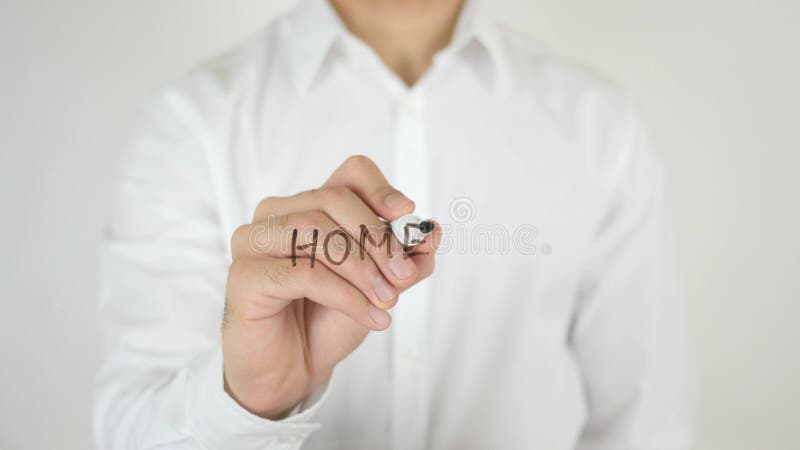 Home, Written on Glass stock photo. Image of browser - 99354602