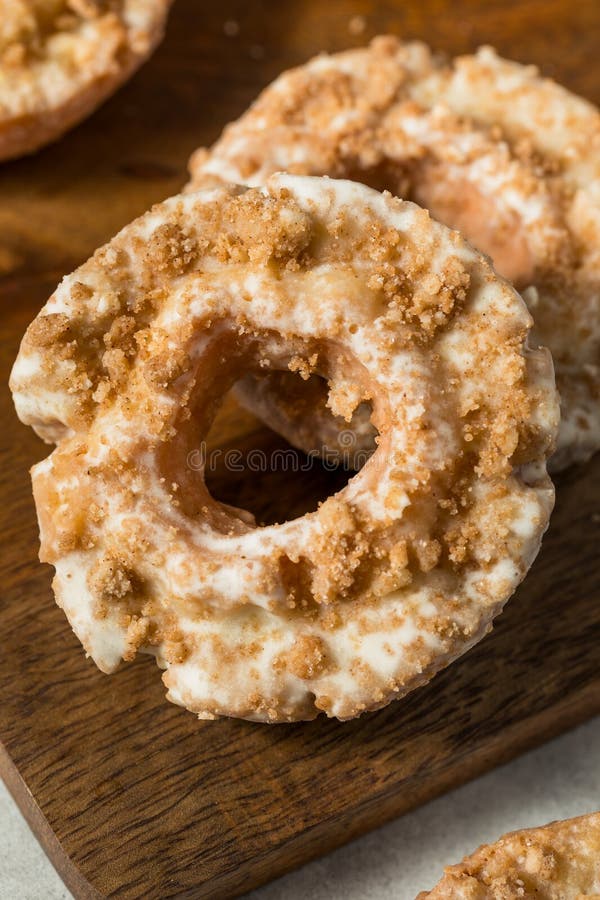 Homeade Deep Fried Old Fashioned Donuts Stock Image - Image of pastry ...