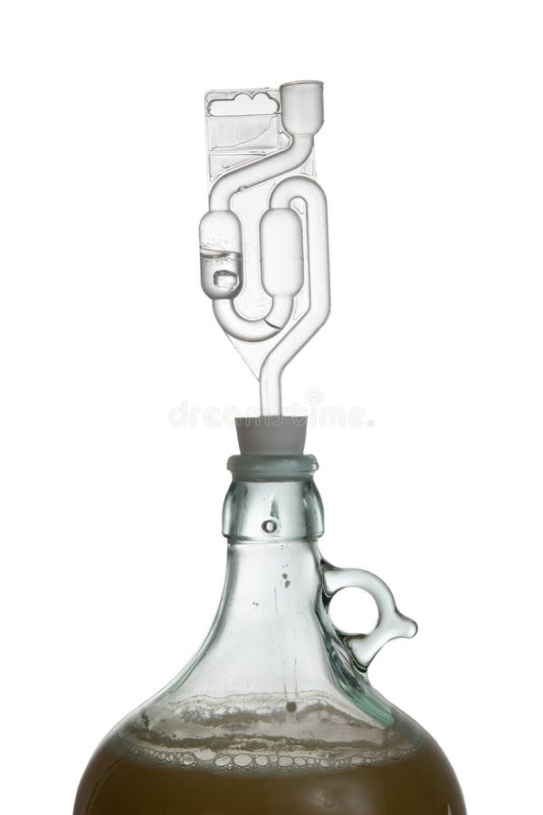 Homebrew Beer Making Kit with Carboy and Fermentor Stock Image - Image ...