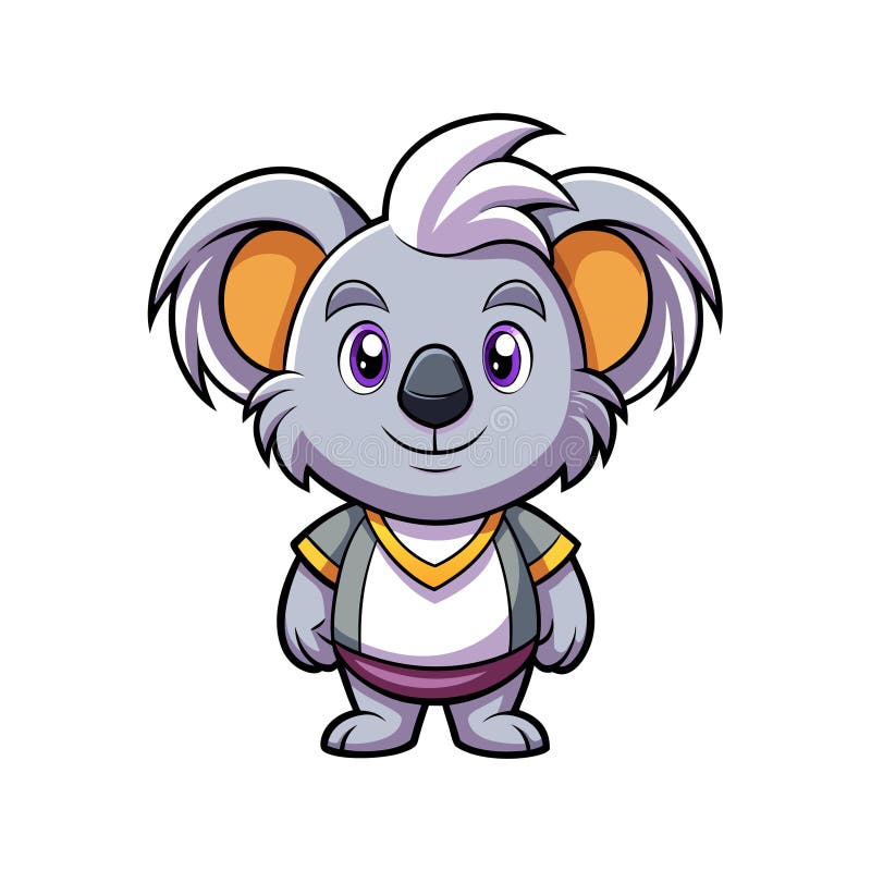 Homebrewing Koala in Strain Illustration Stock Photo - Illustration of ...