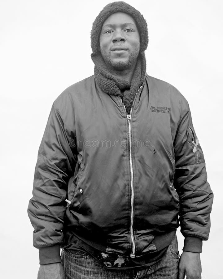 Portrait of a Transient Homeless African American Stock Photo - Image ...