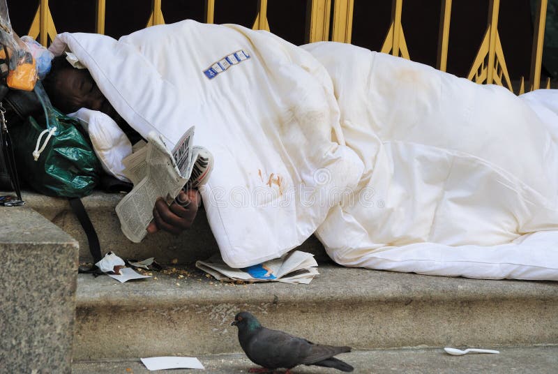 Homeless, Hobo. a Dirty Smelly Tramp Man is Sitting Outside and Crying ...