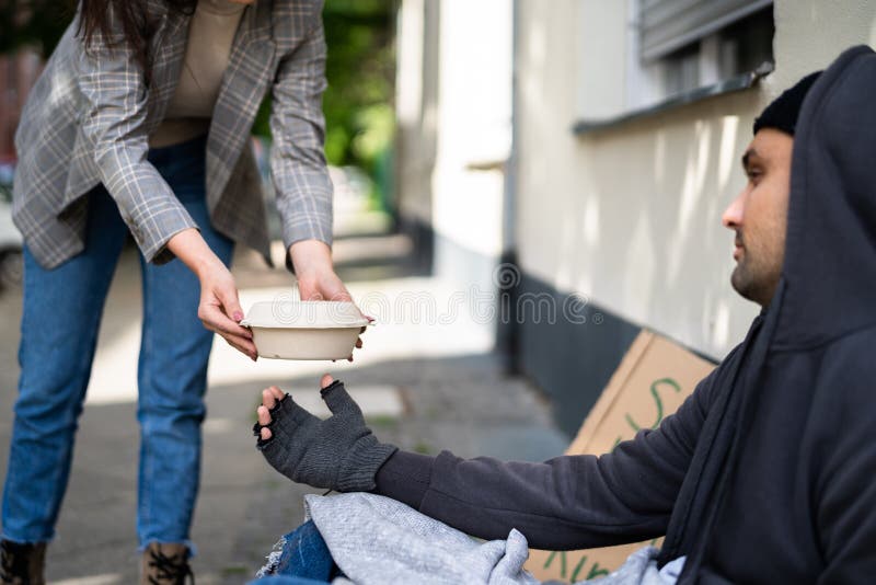 Homeless Food Help stock photo. Image of people, outreach - 220969936