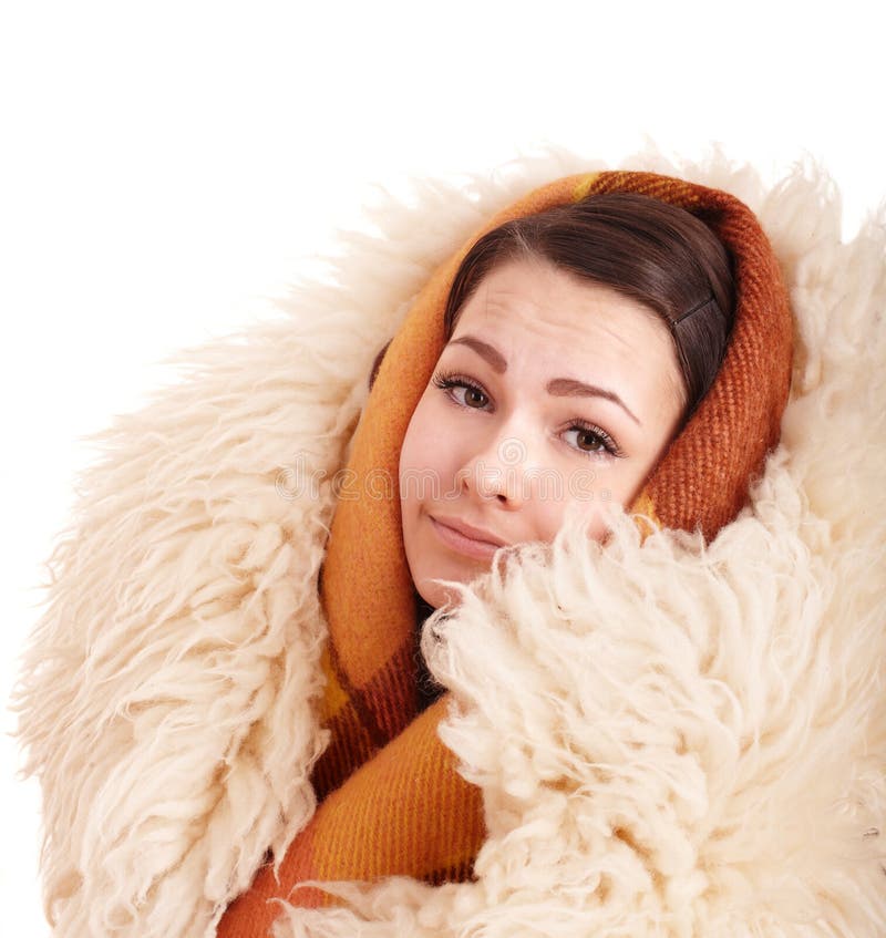 Homeless Isolated on White. Stock Image - Image of beautiful, girl ...