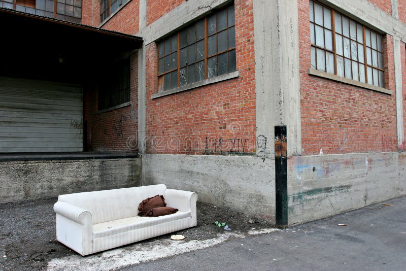 Homeless living stock image. Image of dirty, seating, decay - 274245