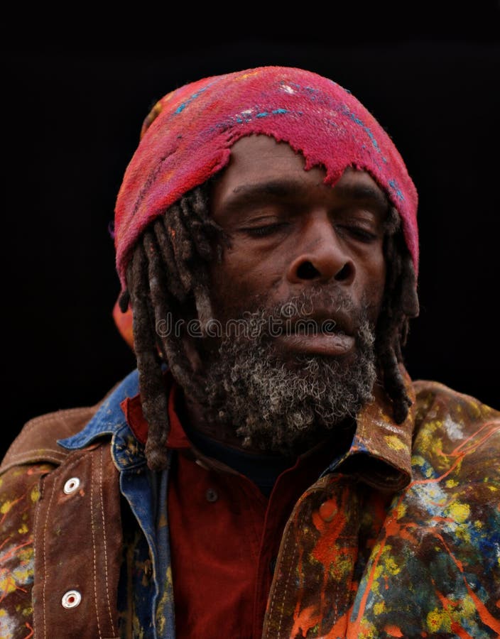 Homeless Man stock image. Image of contemplate, closed - 2012067