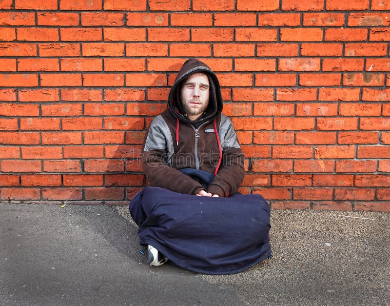 Homeless man editorial stock image. Image of poverty - 22877369