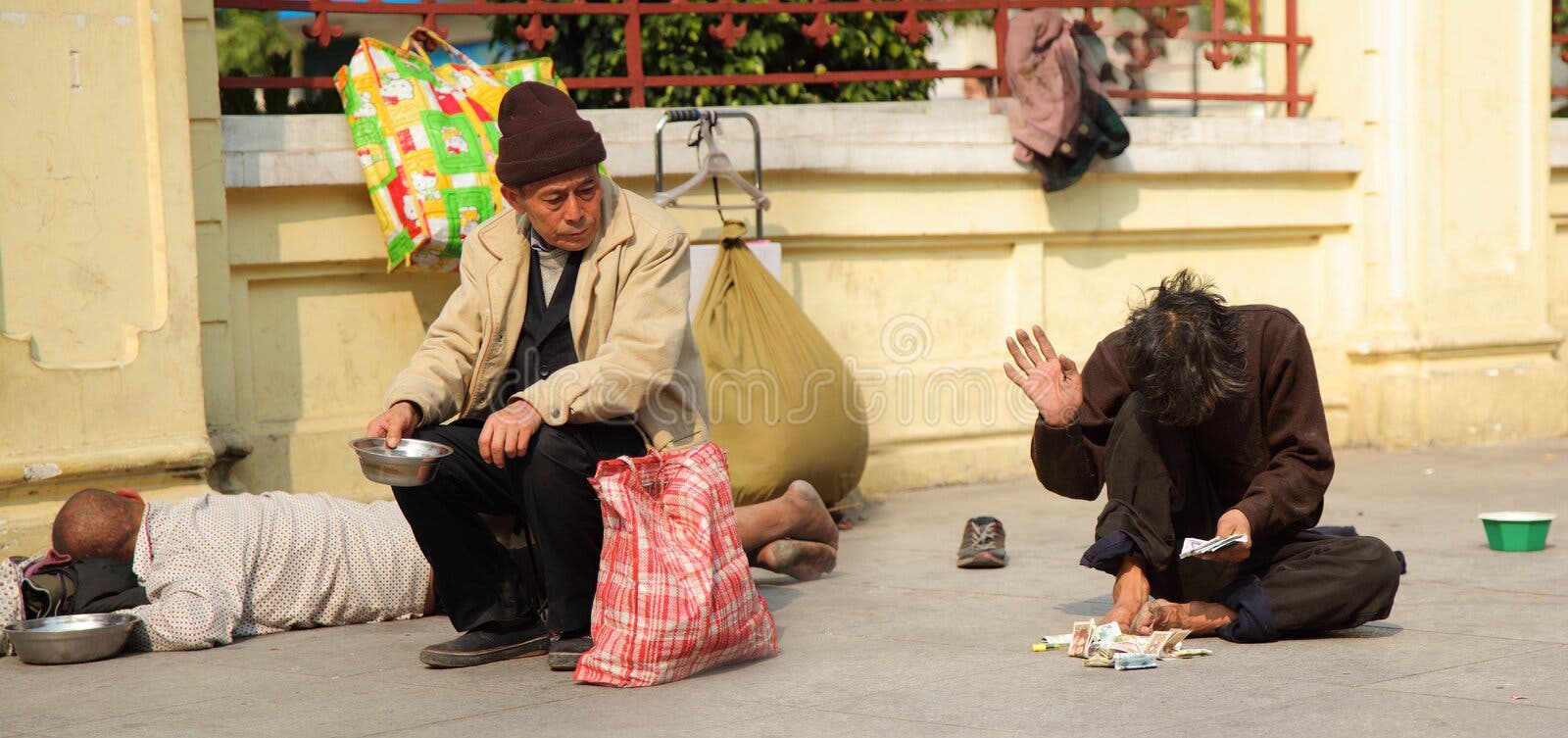 Poverty in India stock photo. Image of hopeless, sidewalk - 1110270