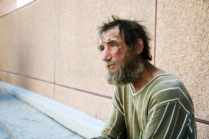 Homeless man stock photo. Image of adult, human, hopeless - 9312128