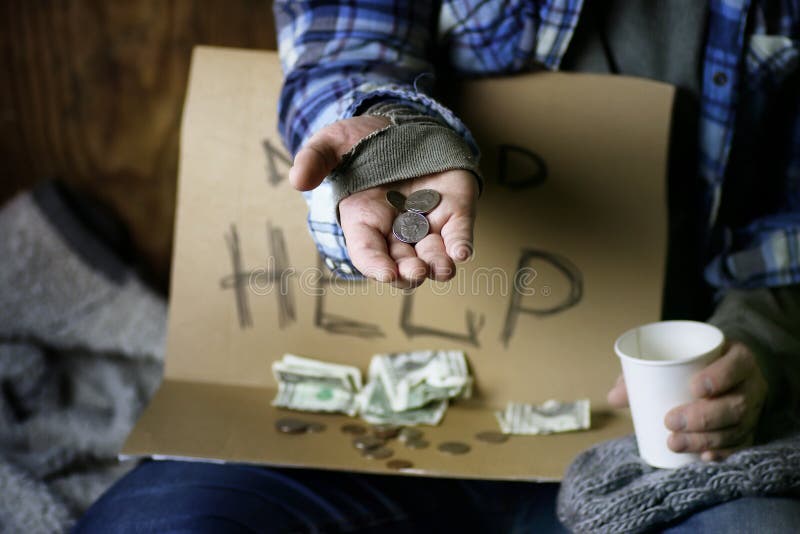 Homeless Man Sign Stock Images - Download 1,073 Royalty Free Photos