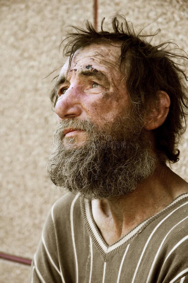 Funny Homeless Guy Face