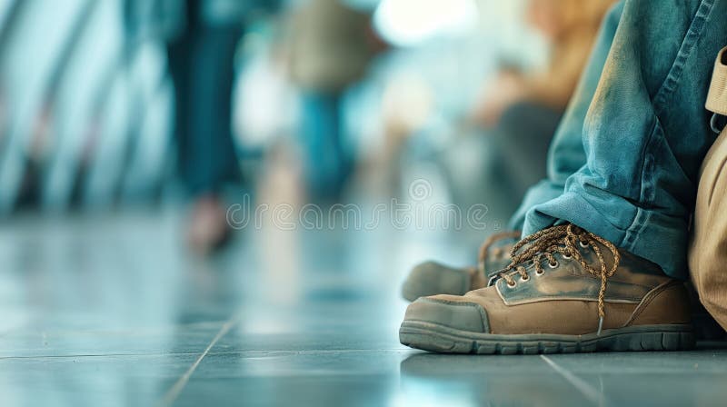 Homeless Outreach Social Worker Providing Resources Stock Photo - Image ...