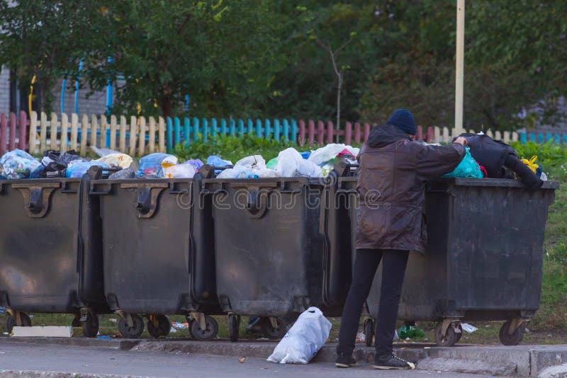 541 Homeless Garbage Can Stock Photos - Free & Royalty-Free Stock ...