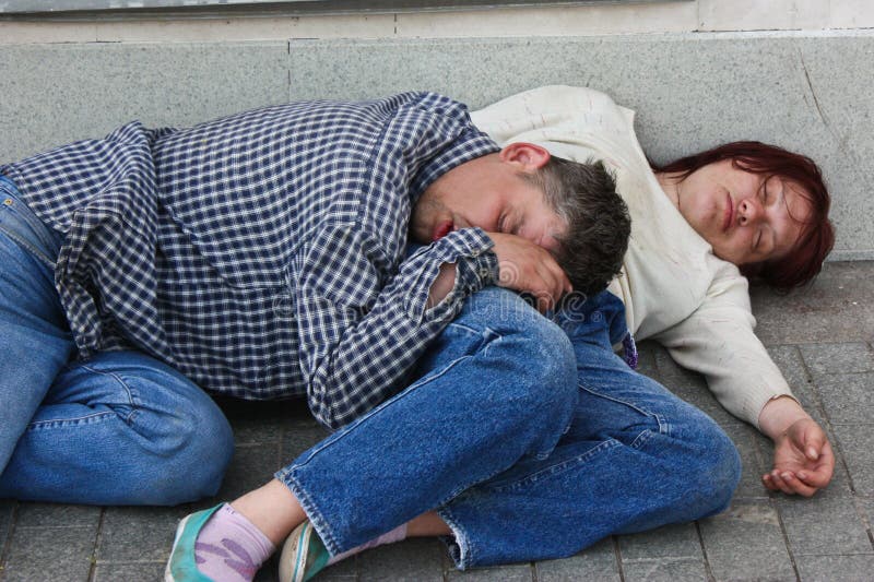 Homeless people editorial stock image. Image of beggar - 92240514