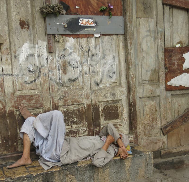 Homeless People at street stock image. Image of losthope - 220910557