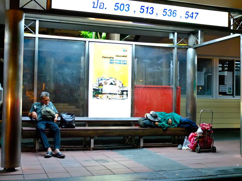 Homeless in Thailand editorial stock image. Image of bangkok - 33603344