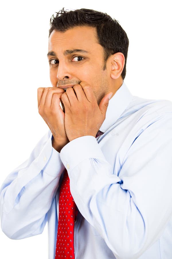 Homem assustado imagem de stock. Imagem de empregado - 32373745